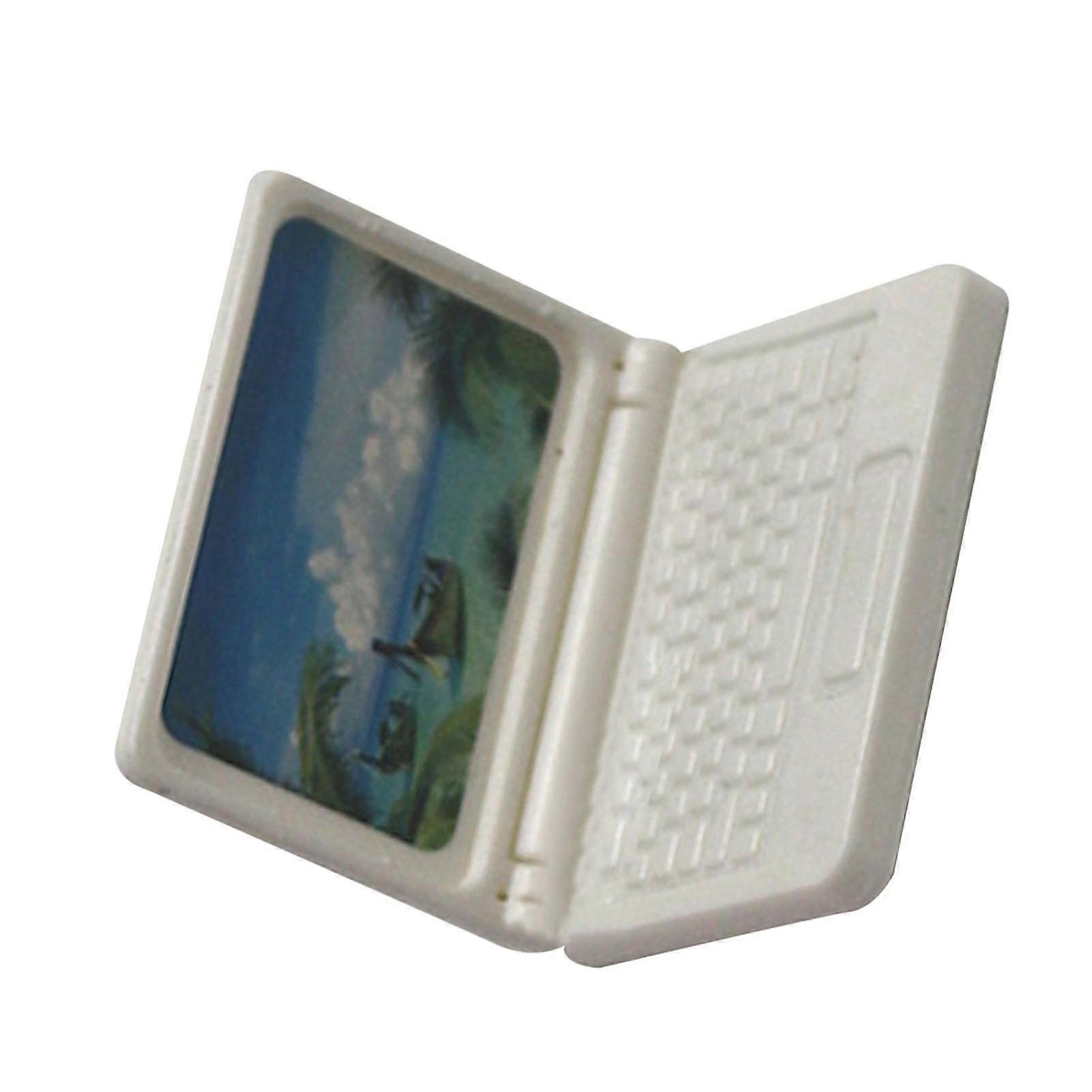 Dollhouse Laptop Simulation Lifelike Educational Miniature Notebook Toy ...