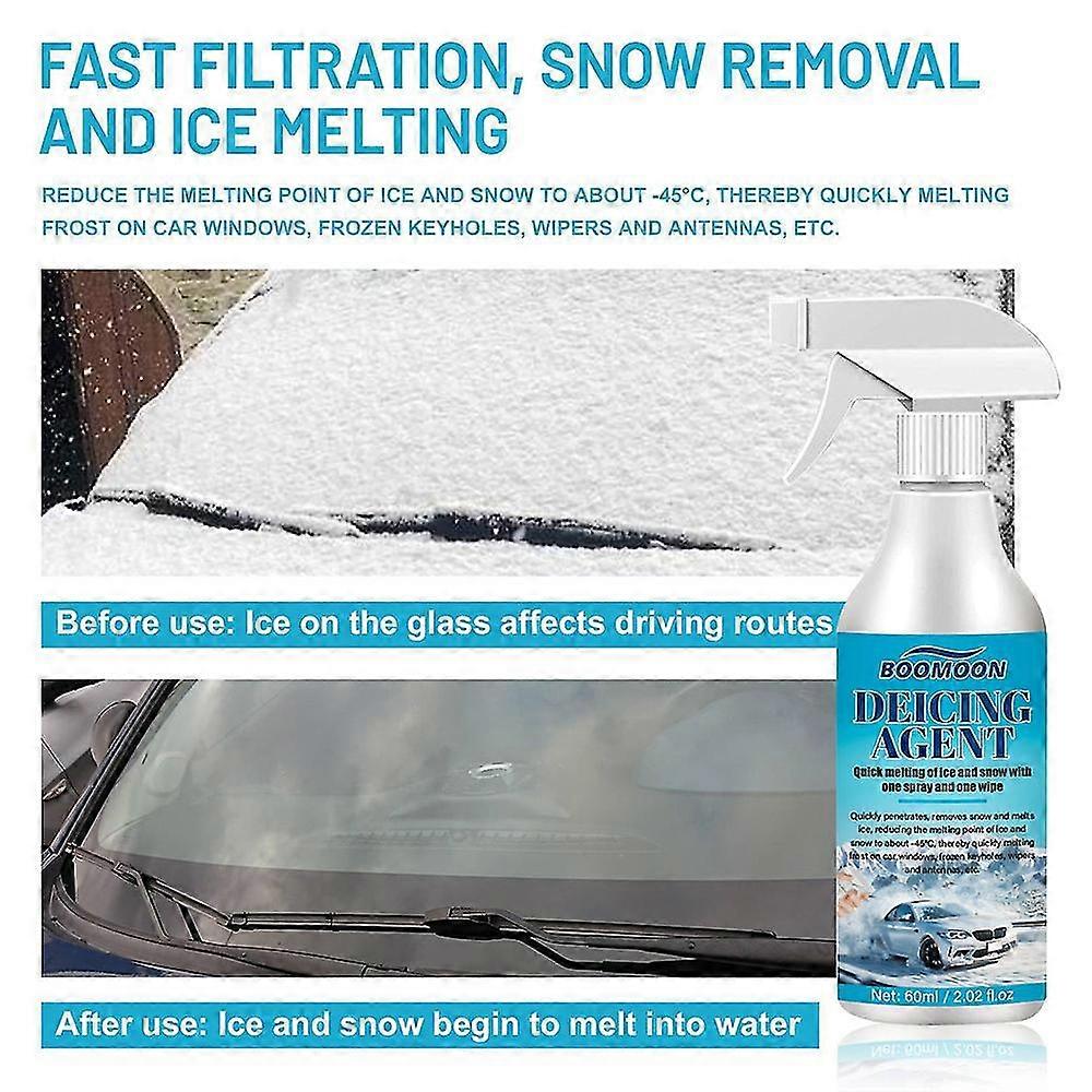Windshield Spray Deicer Car Snow Melting Spray Windshield Spray Agent ...