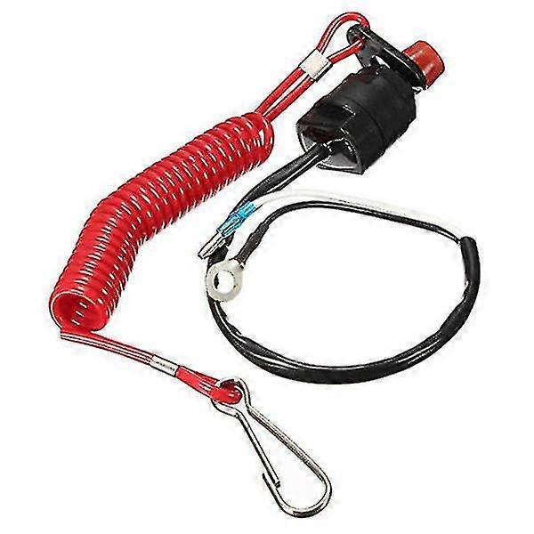 Båtmotor Emergency Kill Stop Switch för Yamaha / tohatsu utombordare ...