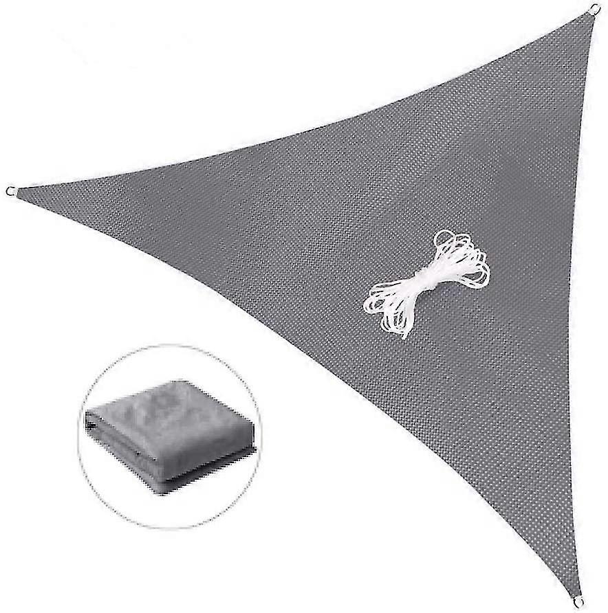 Triangular Shade Sail 3.6 X 3.6m Patio Shade Sails Waterproof Canopy 98 ...