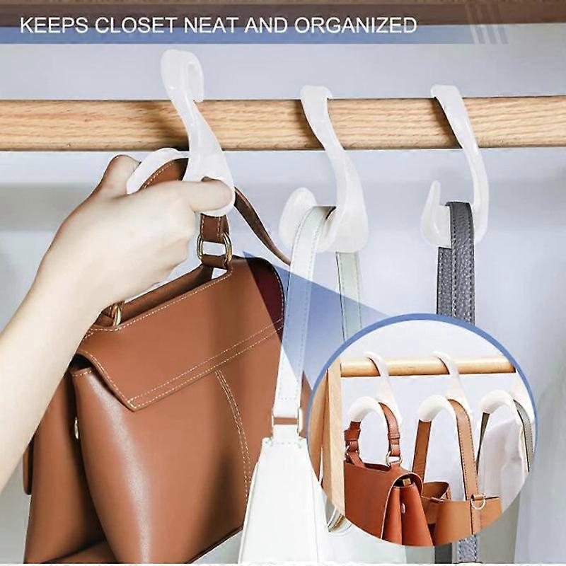 Durable PP Bag Rack Holder Home Closet Hat Scarves Shawls Purse Handbag ...