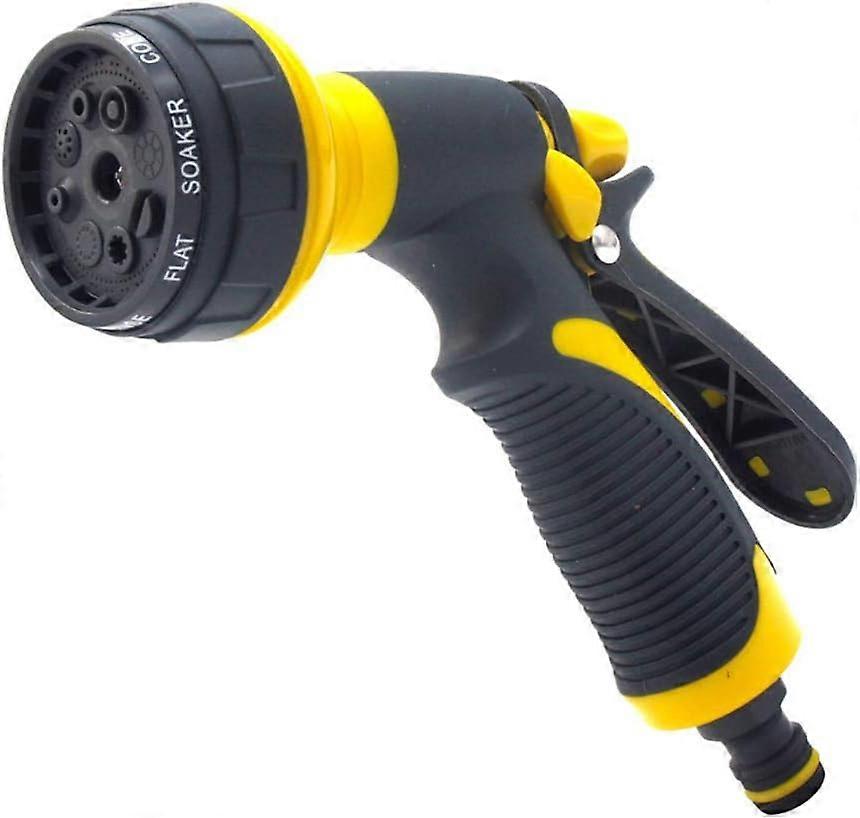 Garden Hose Spray Nozzle 8 Adjustable Patterns Water Gun,High Pressure ...