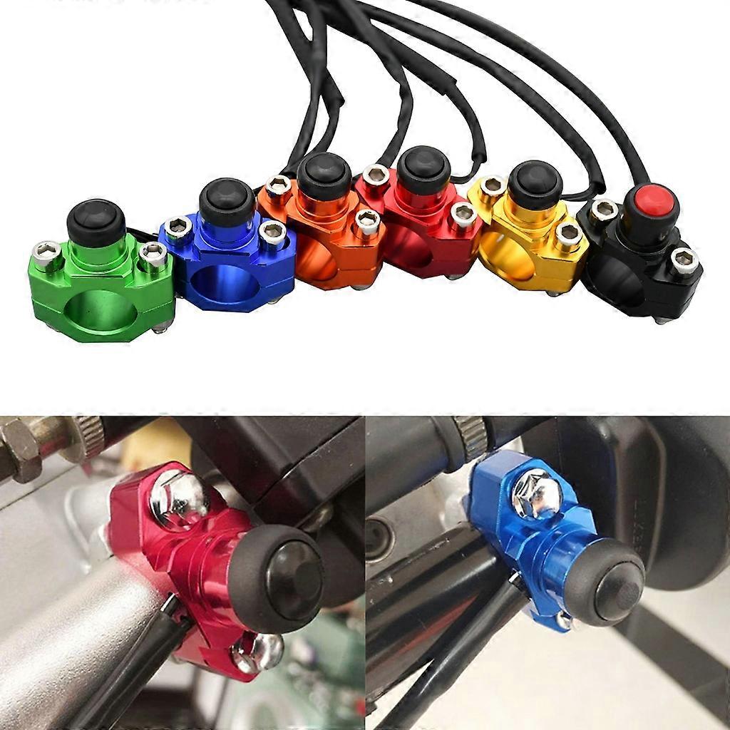 Aluminum Motorcycle Stop Start Kill Switch Button for 22mm Handlebar ATVQuad | Fruugo CZ