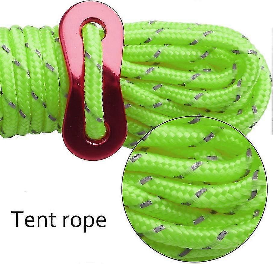 Guy Ropes 6 Pack 4mm Tent Guy Line 13 Feet Reflective Cord Guy Line ...