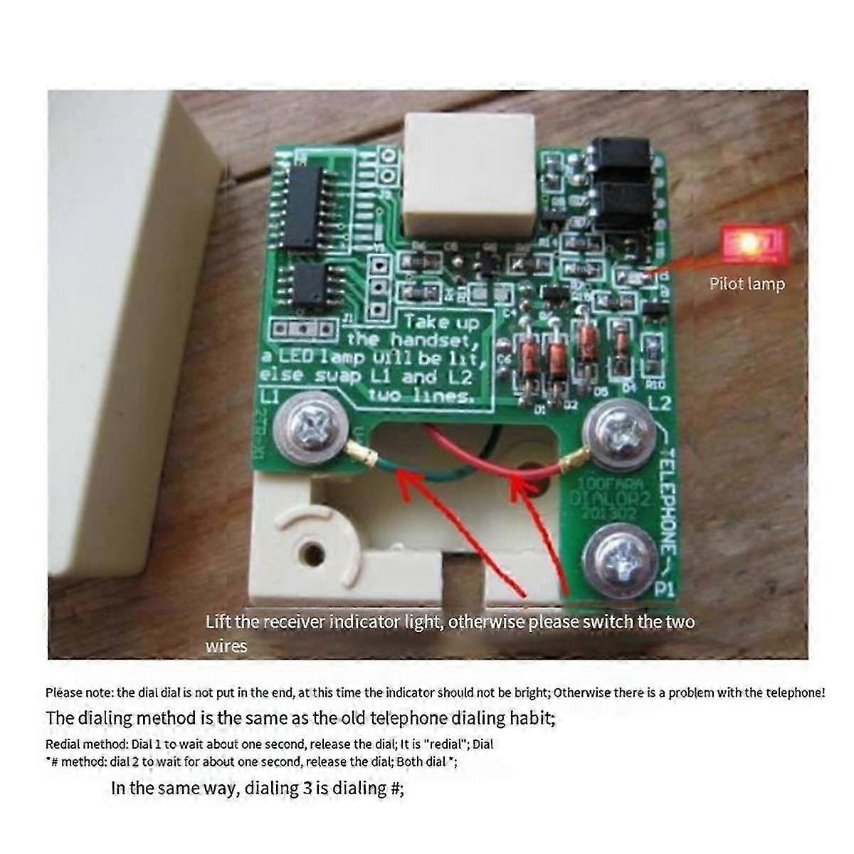 Pulse to Dual Tone Converter Dial Phone Multi-Frequency Sound DMF ...