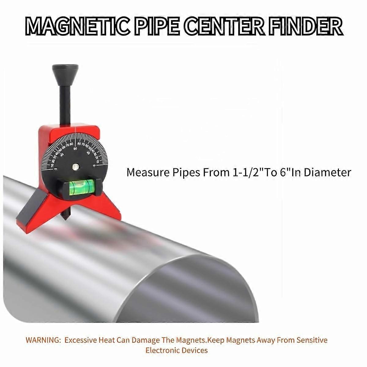 Pipe Center Marker - Pipe Center Locator with Magnet for Accurate ...