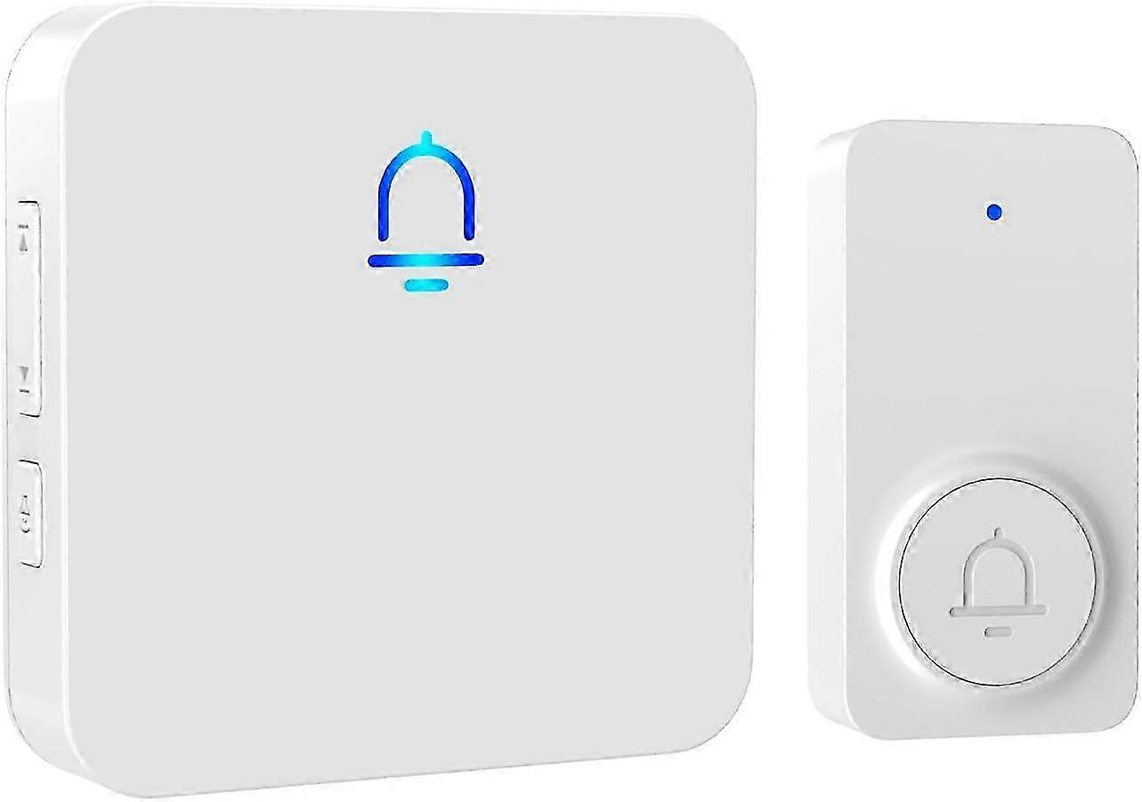 Wireless Doorbell, Electric Cordless Battery Operated Plug in Door ...