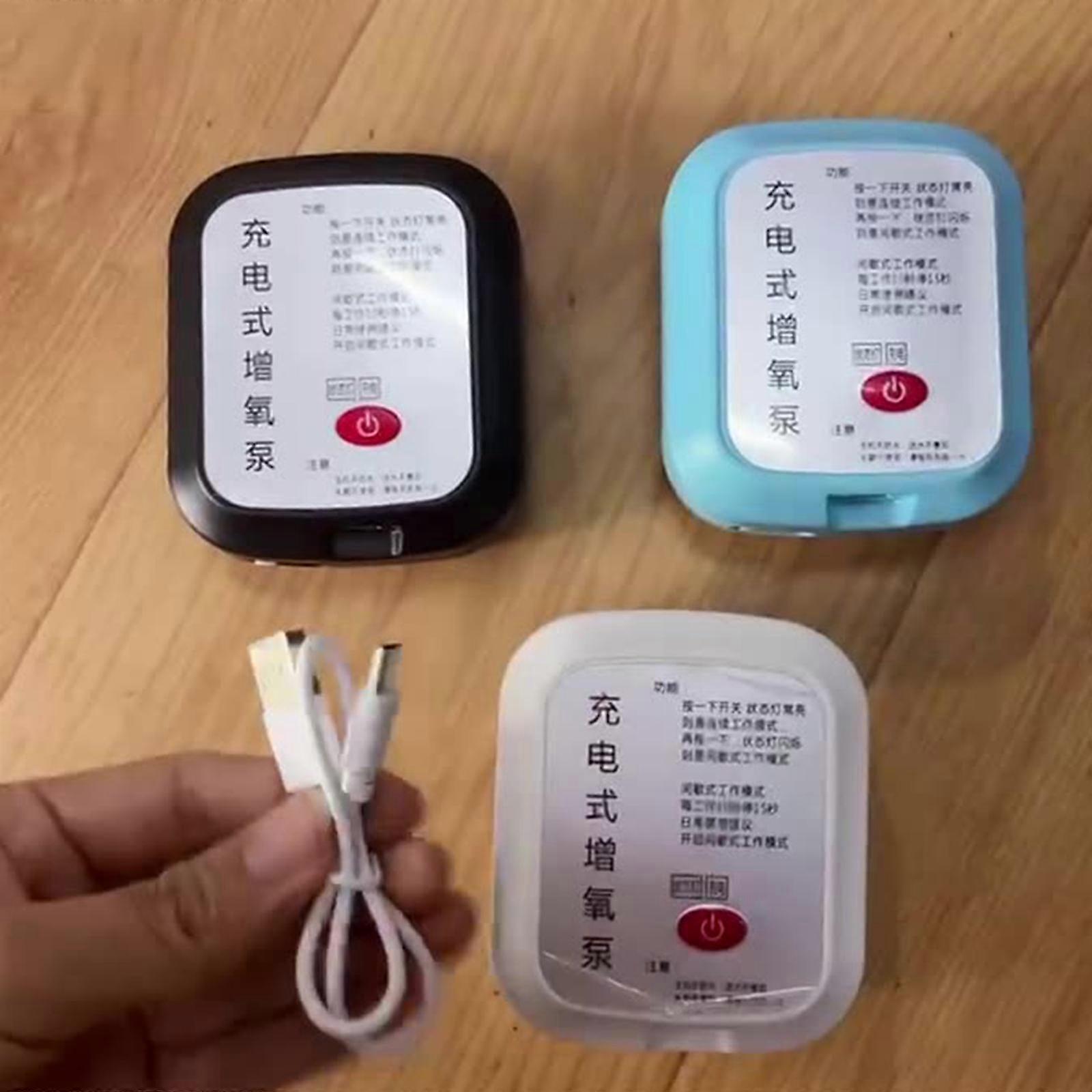 USB Portable Fish Tank Oxygenator USB Operated Miniature Air Pump for ...