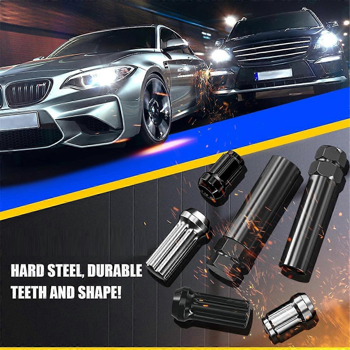 Small 6 Spline & 7 Spline Sockets Fuel Rim Lug Nut Key Wrench for ...