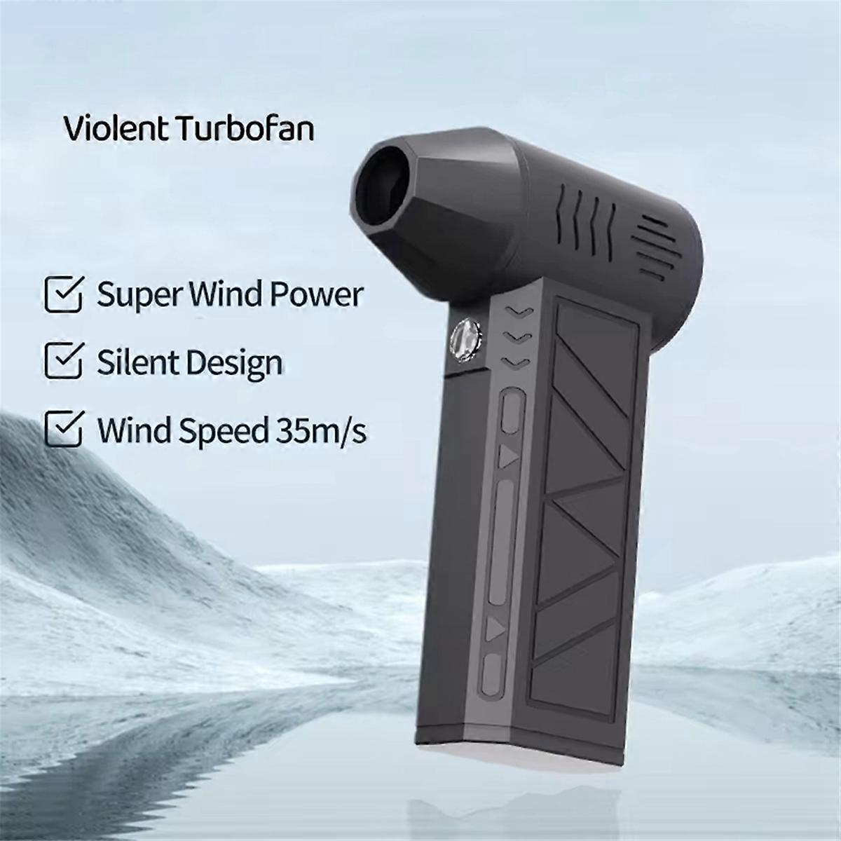 Mini Air Blower with Extra Nozzle 130000RPM Turbo Jet Fan Wind Speed 39 ...