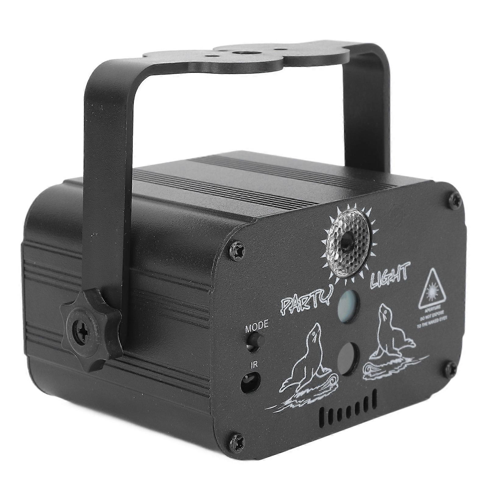 Portable Mini LED Stage Light Rechargeable Party Projector with Built ...