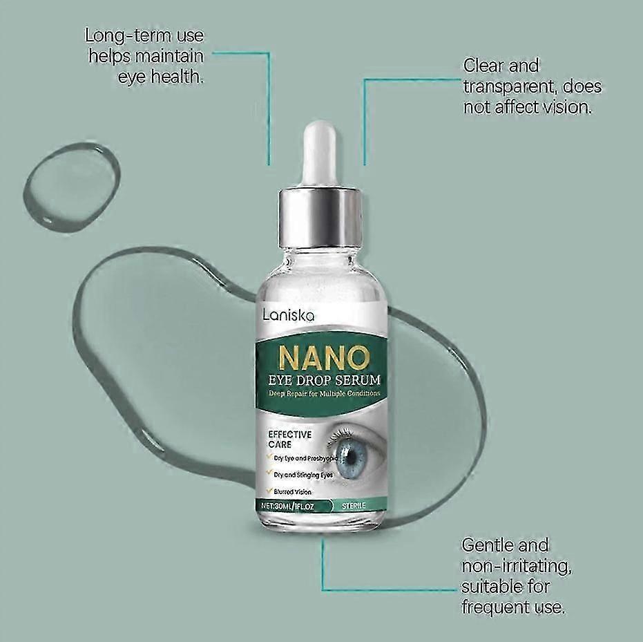 Nano Eye Drops Serum, Natural Nano Lubricant Eye Drops for Dry Eye Presbyopia | Fruugo ZA