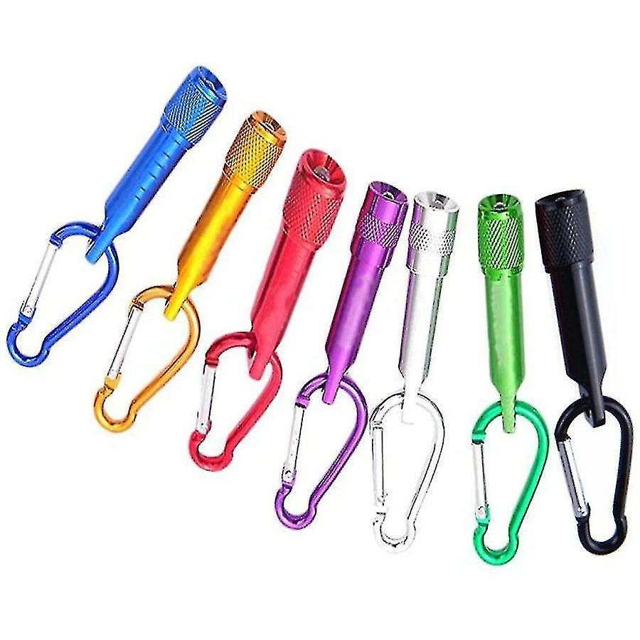 Keychain Flash (7 Pcs), Portable Mini Led Flash Carabiner Pocket ...