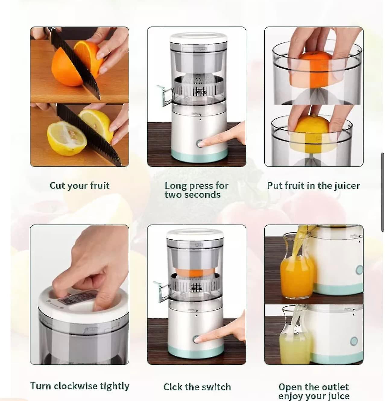 Electric Juicer, Citrus Orange Squeezer, Automatic Electric Squeezer ...