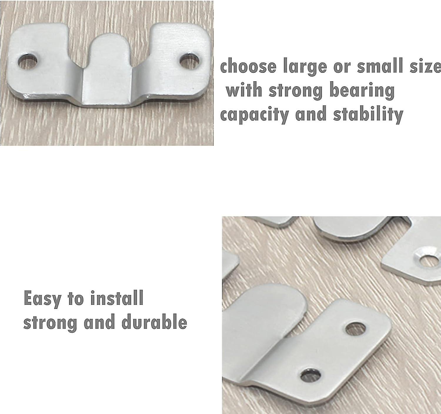 Flush Concealed Mount Bracket, 12pcs Stainless Steel Headboard Brackets ...