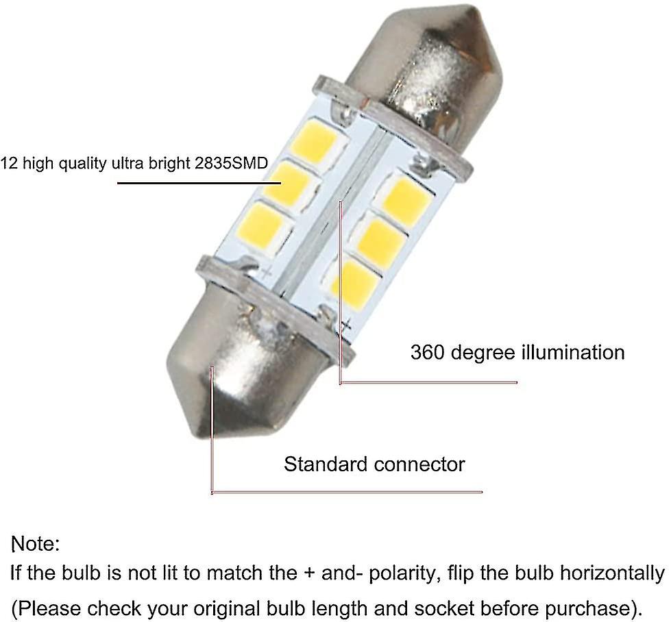 Marine Led Replacement Bulb Boat Light Bulbs Super Bright 12 Volt 32 Mm ...