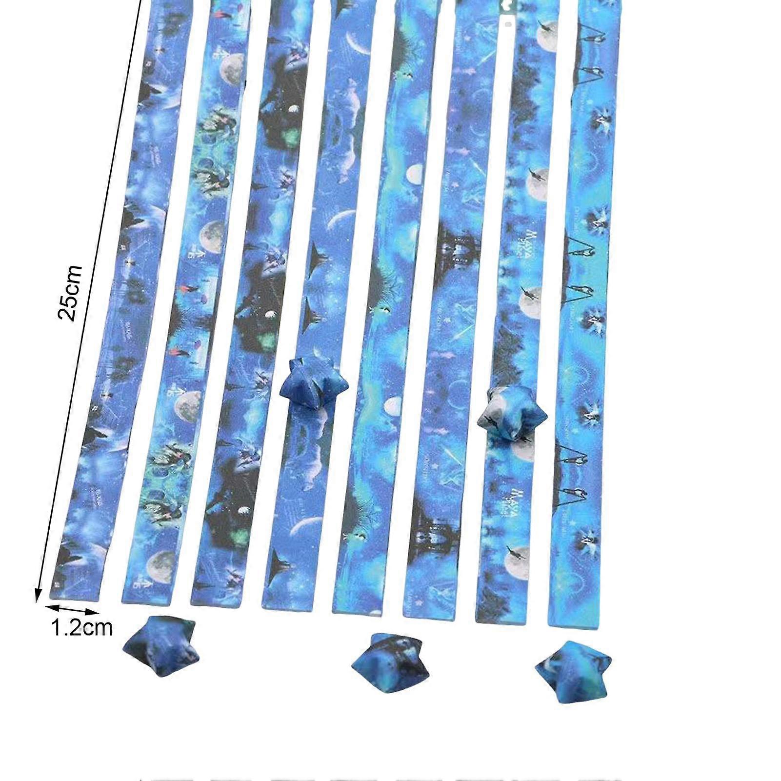 10 Packs/1360 Sheets Star Origami Beautiful Starry Sky Pattern Origami ...