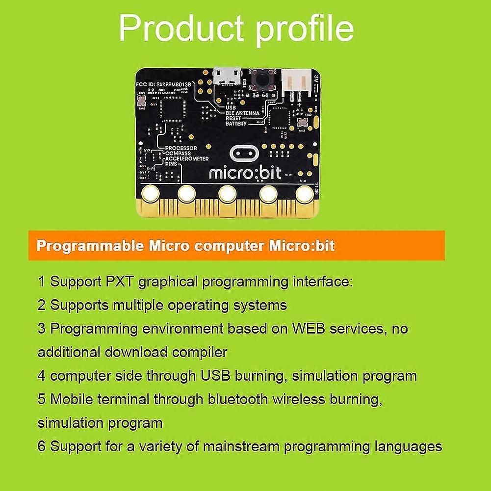 Microbit Go Starter Kit Bbc Smart Car Kit/qtruck/python Education ...