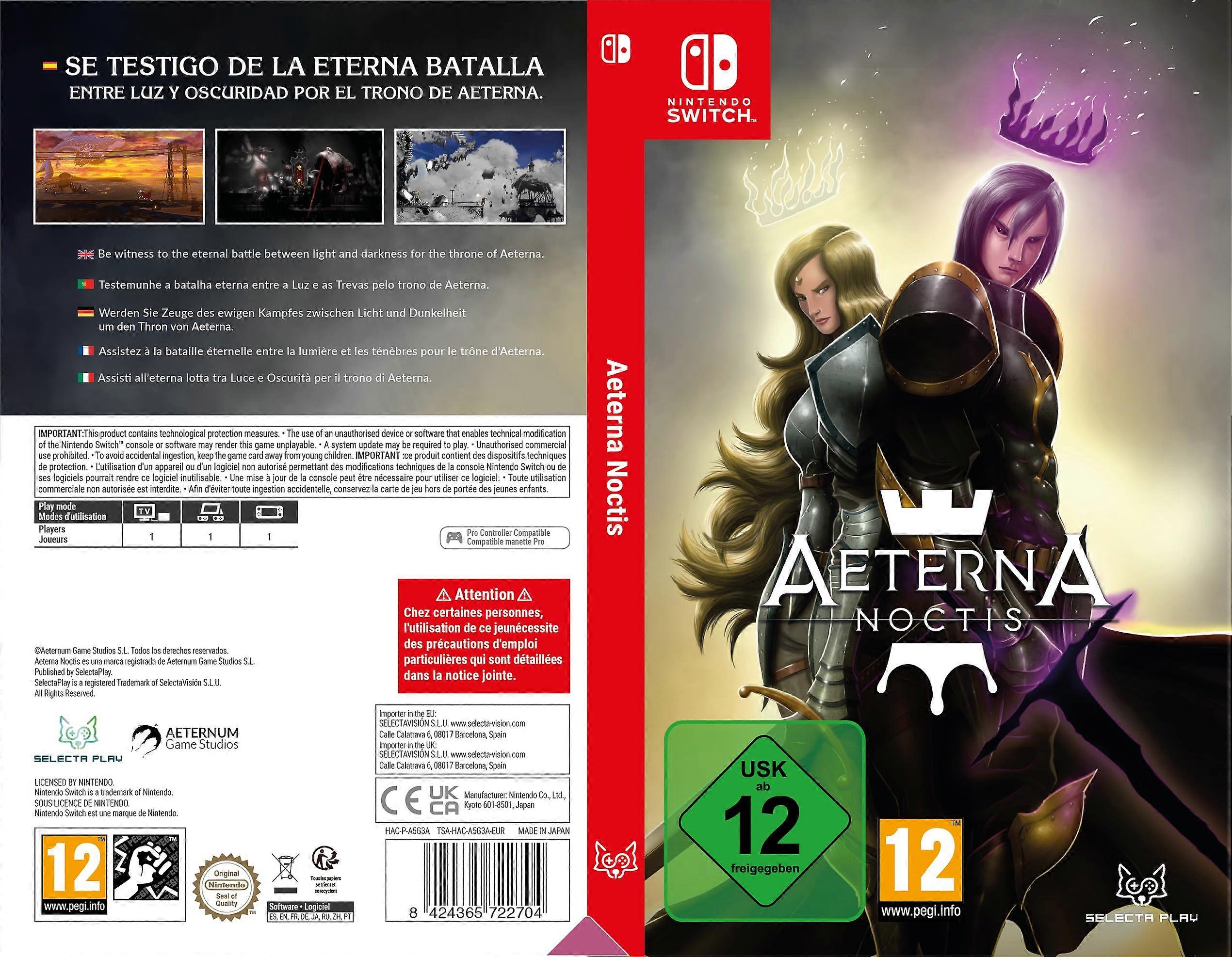 AEterna Noctis (Nintendo Switch) - PAL - New & Sealed | Fruugo US