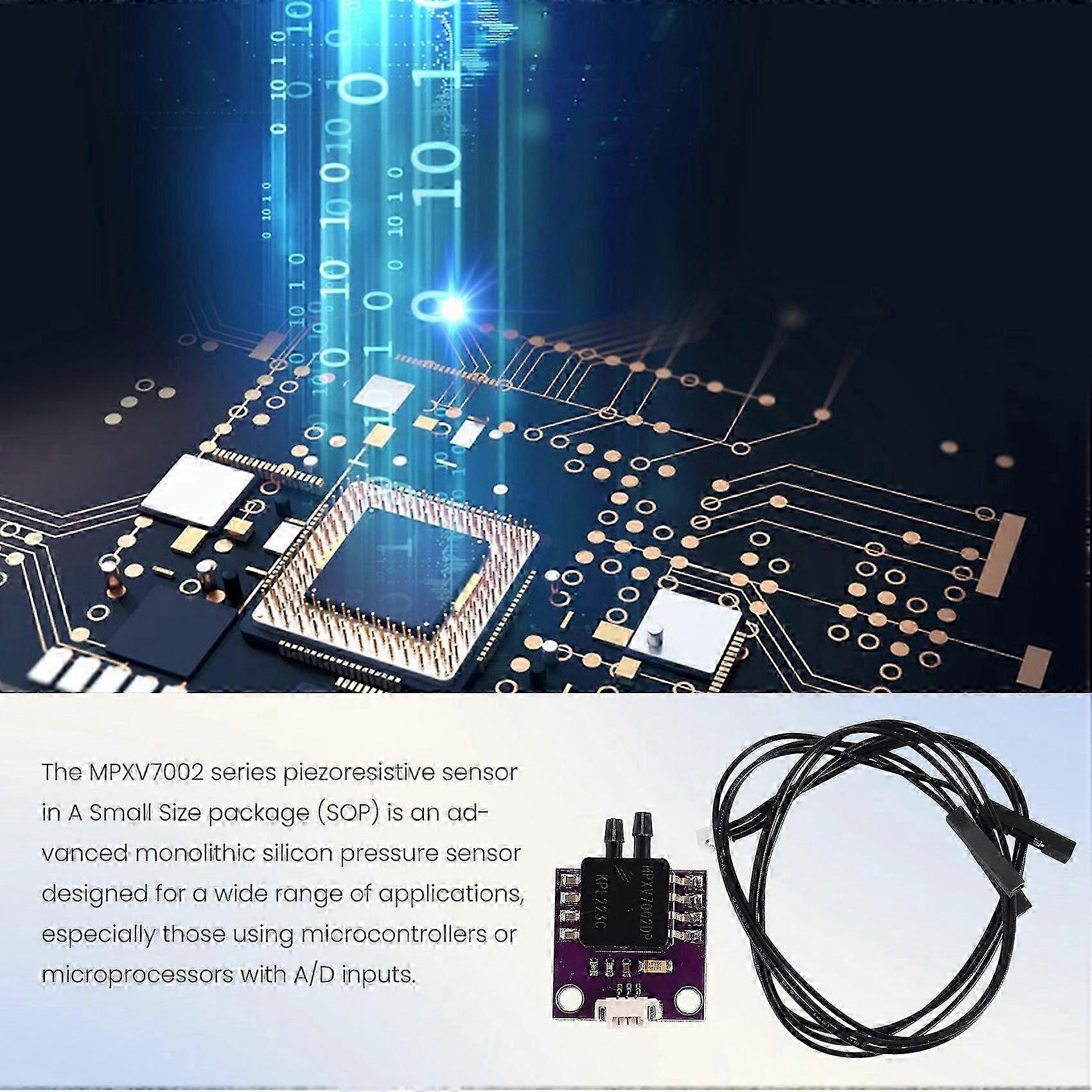 Mpxv7002dp Mpxv7002 Piezoresistive Transducer Differential Pressure ...