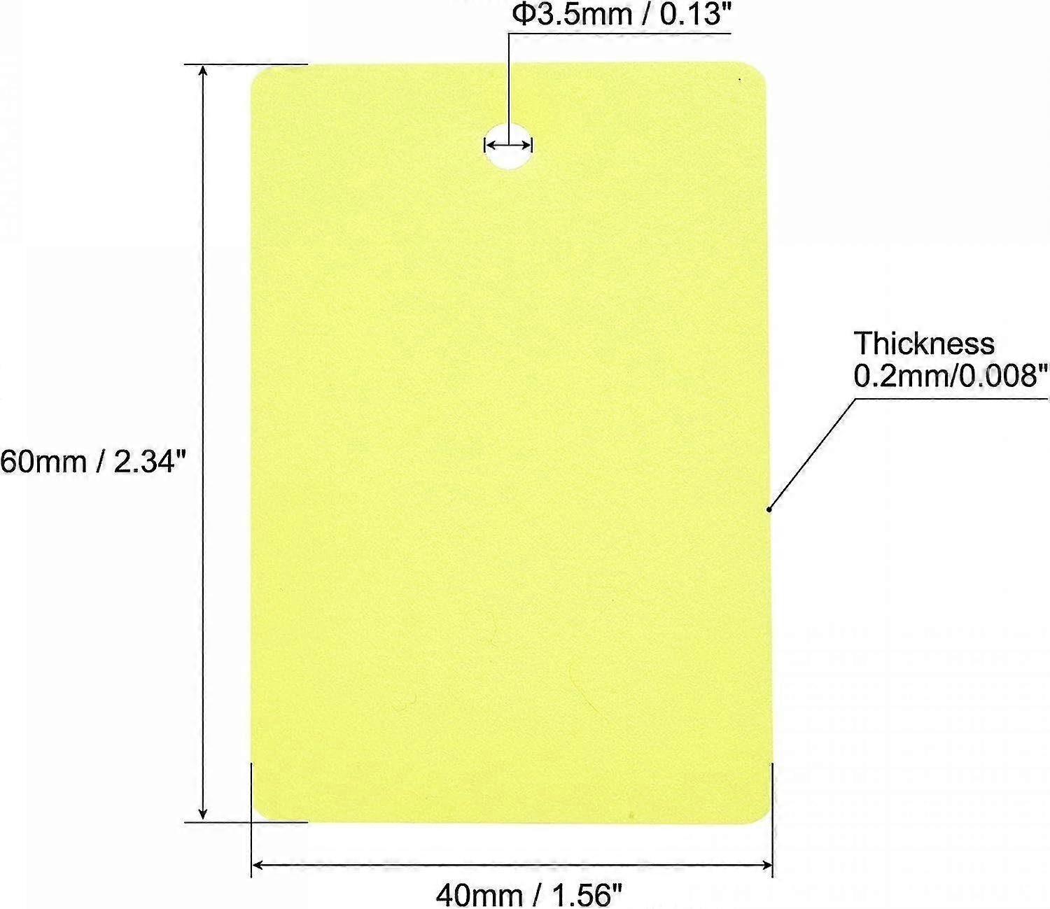 Blank Waterproof Eyelet Hole Plastic Shipping Tags, for Product ...