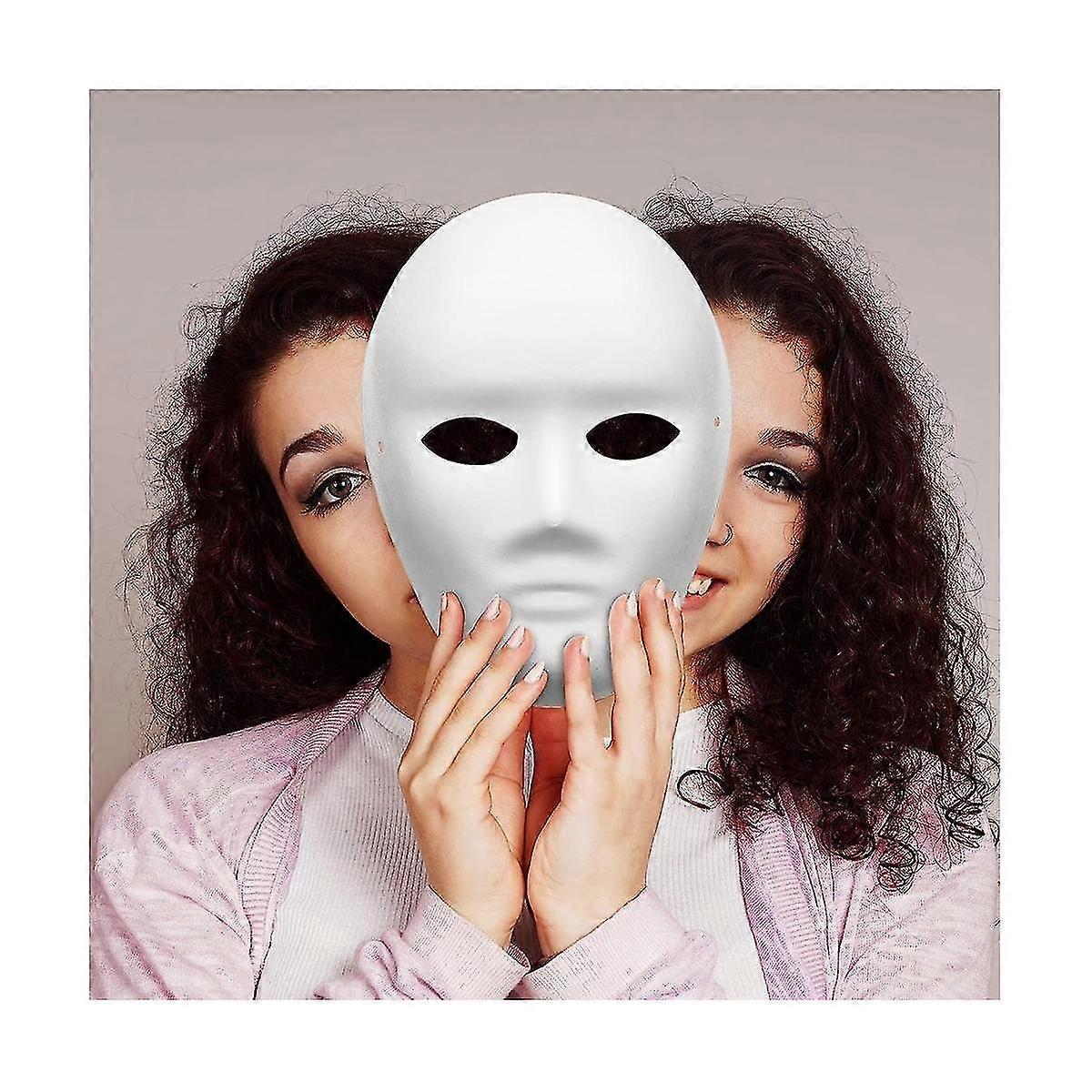 30 Pack 2 Sizes Paper Mache Masks Create Artistic Craft Projects From ...