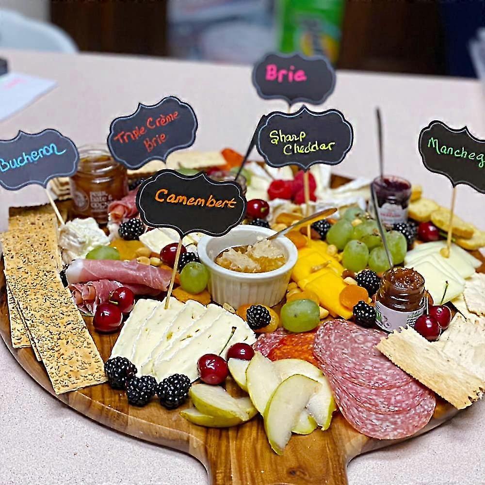 Packs Of 48 Cheese Markers For Charcuterie Board, Blank Flags, Cheese ...
