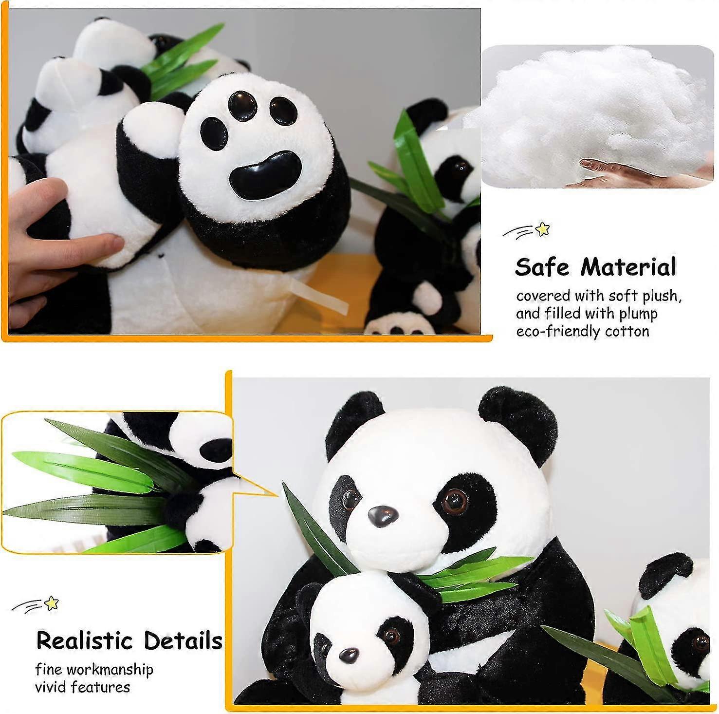 Panda Stuffed Animals With Panda Baby Soft Toy ,Native Mom & Baby Plush ...