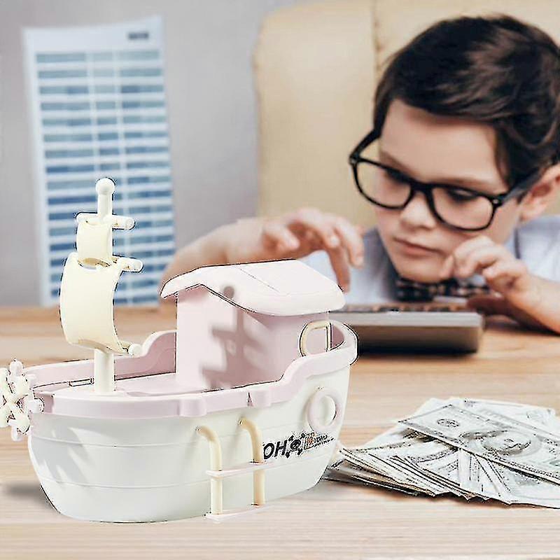 Boat Money Box Sail Money Bank Pirate Ship Piggy Bank Cartoon Sea Coin ...