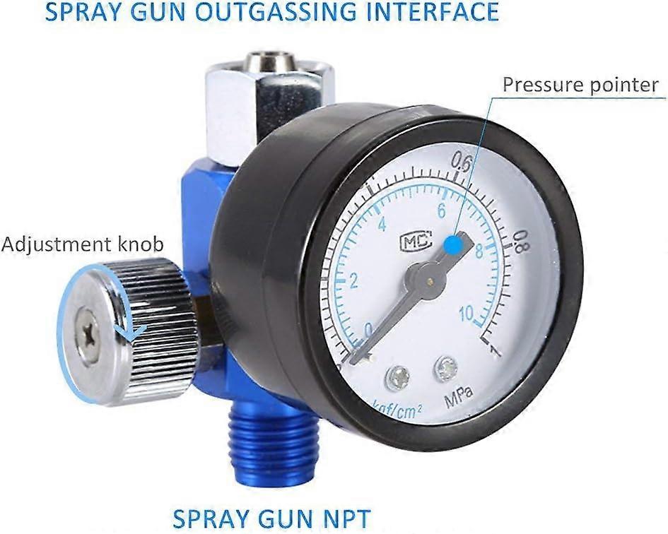 Spray Gun Air Compressor + Air Regulator Oil Water Separator Trap ...