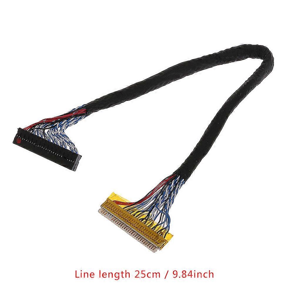 8 Bit LVDS Cable FIX-30 Pin 2ch For 17-26inch LCD/LED Panel Controller ...