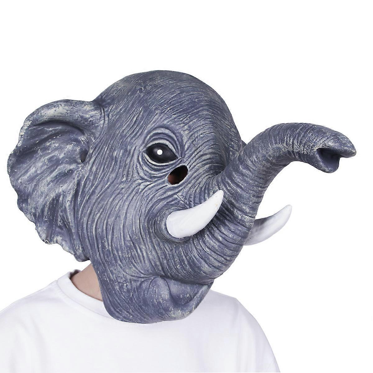 Elephant Animal World Mask Fancy Dress Halloween Cosplay Costume Mask ...