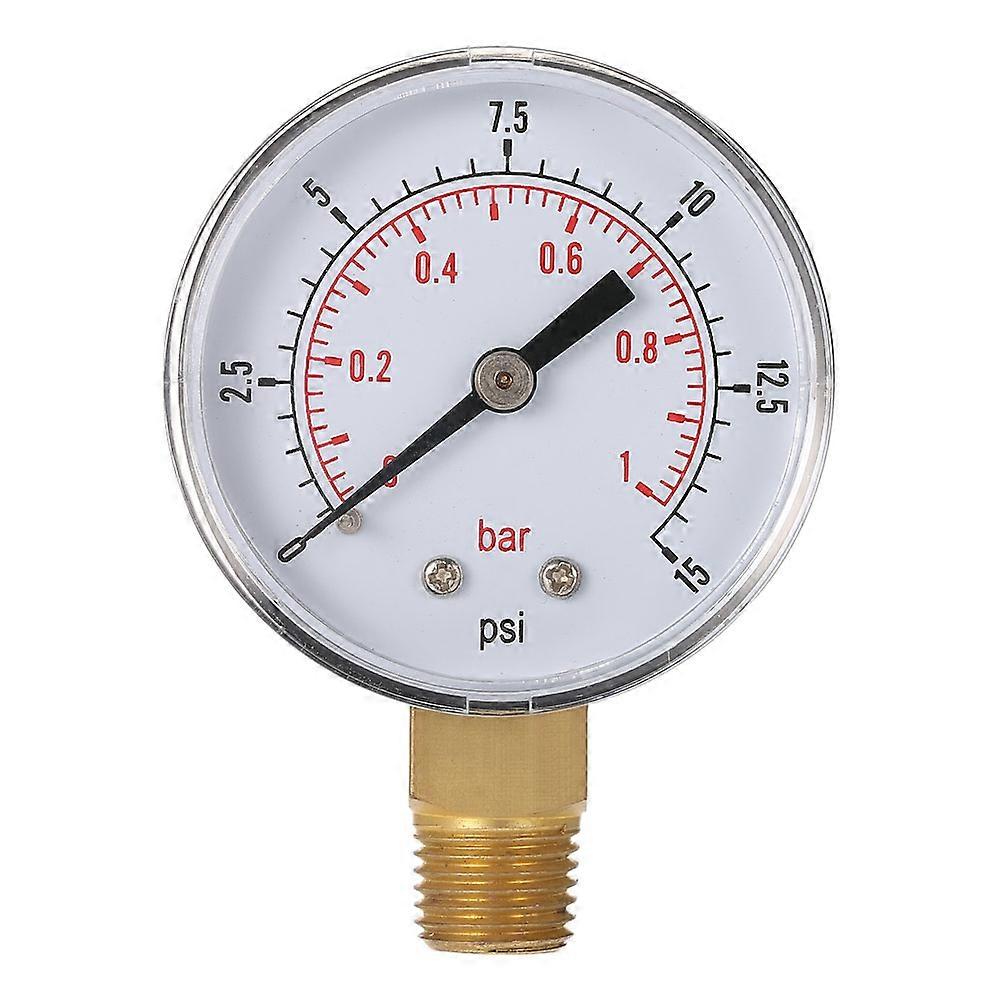 Mini Dual Scale Dial Gauge Pool Spa Filter Water Pressure Gauge Mini 0 ...