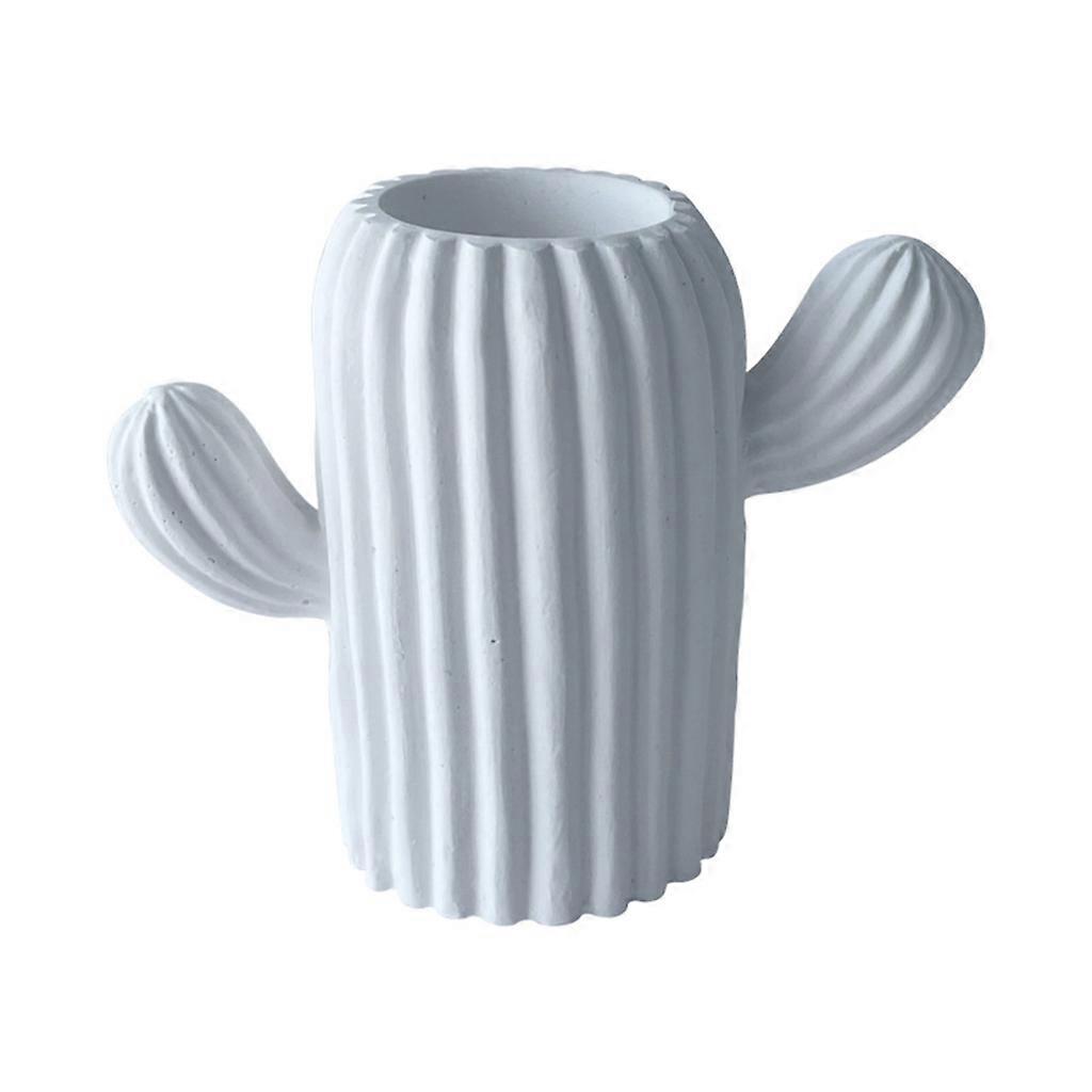 Decorative Flower Pots Silicone Mold Cactus Shape Succulents Pots Resin ...