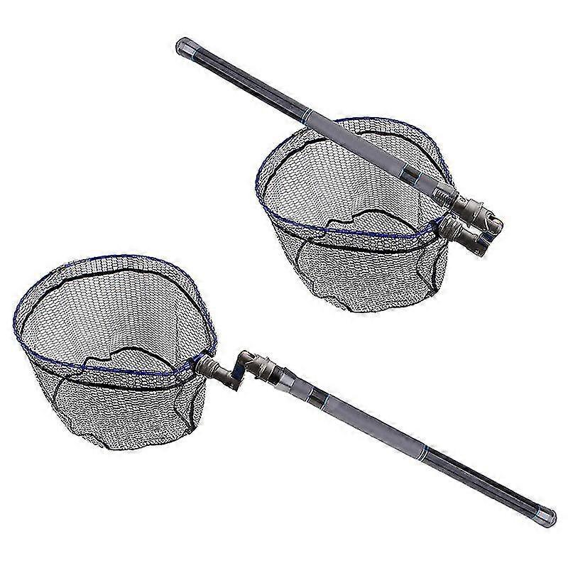 Exquisite Folding Aluminum Joint Fitting Tilt Head Fishing Landing Net ...