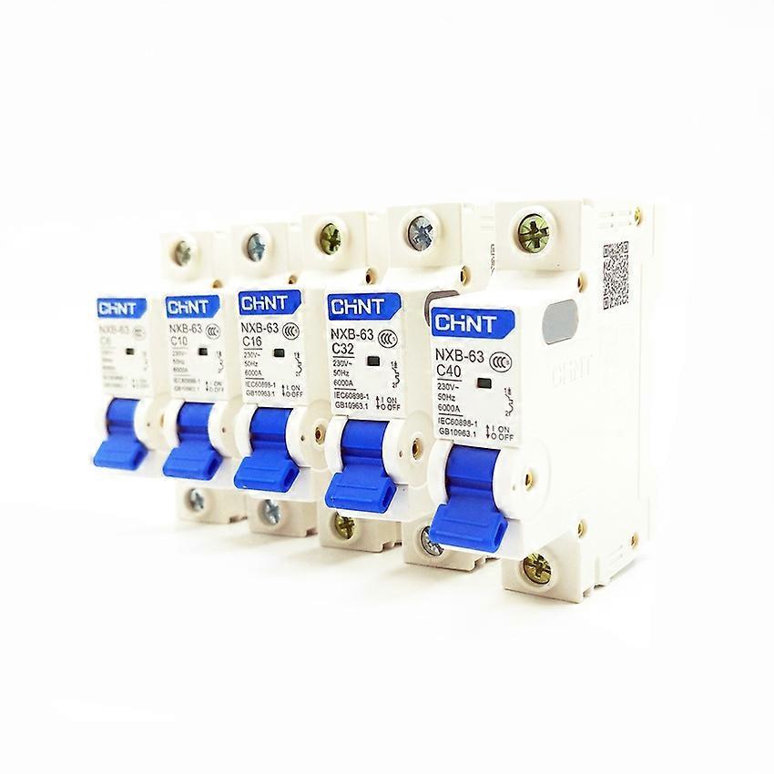 CHINT NXB-63 Circuit Breaker 1P C1A 2A 3A 4A 6A 10A 16A 20A 25A 32A 40A 50A 63A Replace DZ47-63 ...