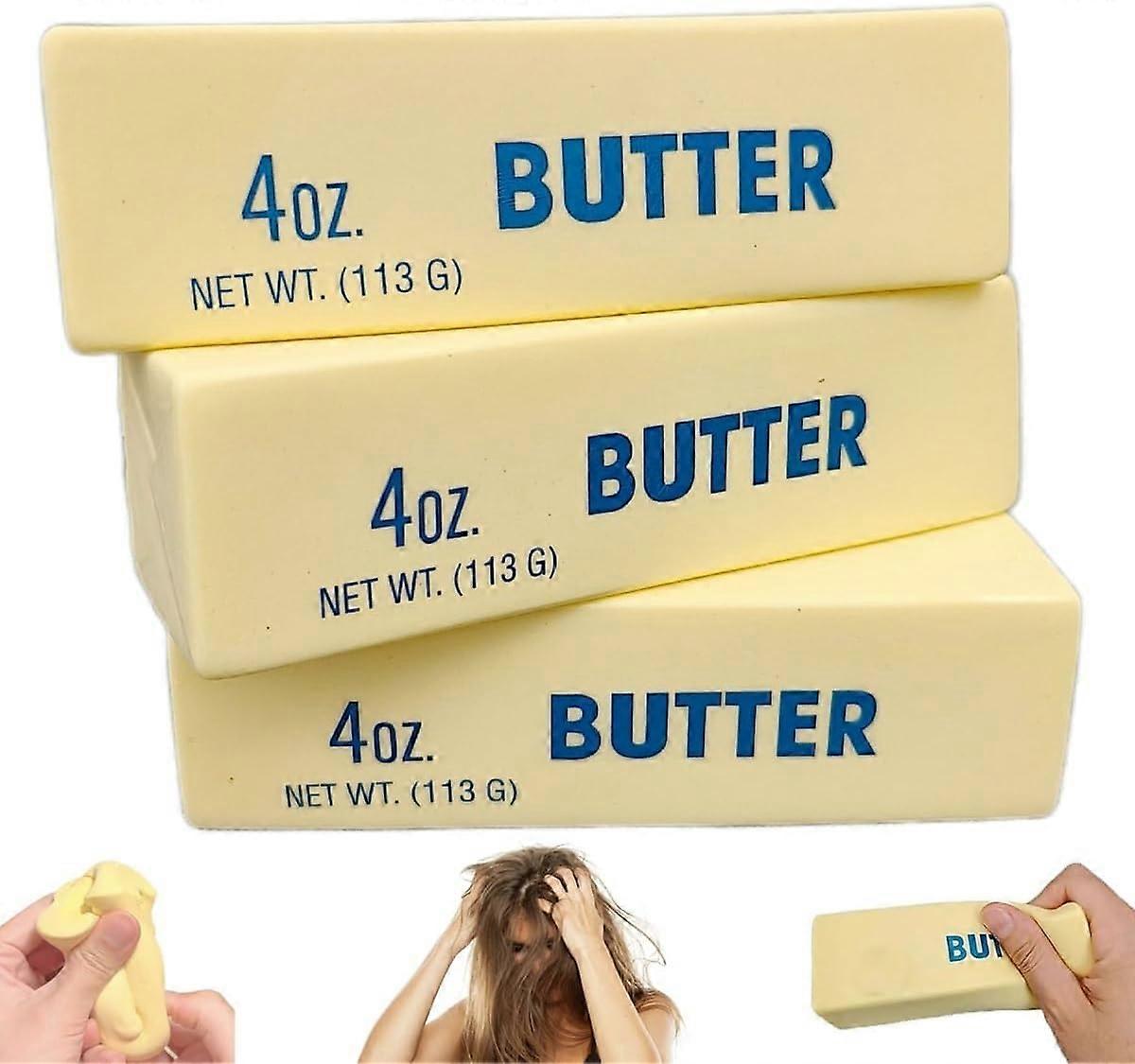 Squeeze Butter Stick Rising Squishy Toy,Stress Relief Slow Rise Butter ...