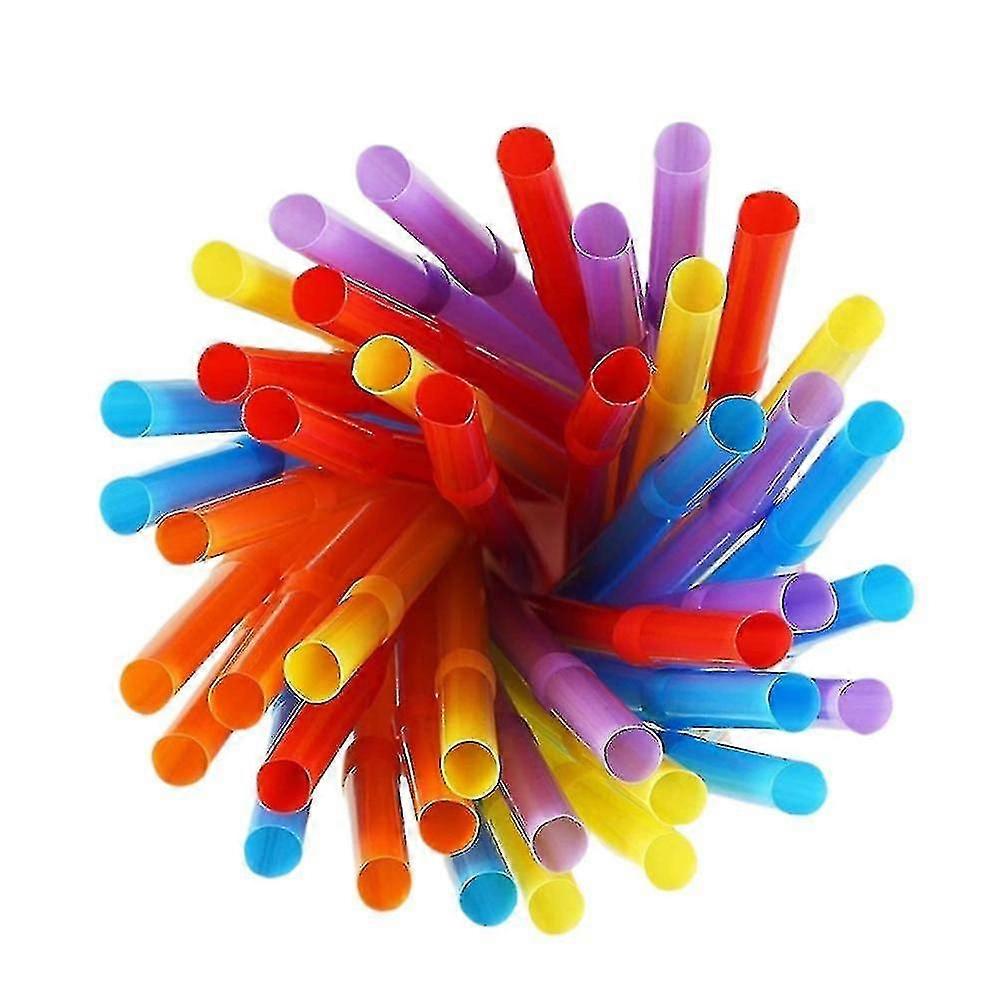 100pcs Disposable Plastic Extended Straws-Good | Fruugo UK