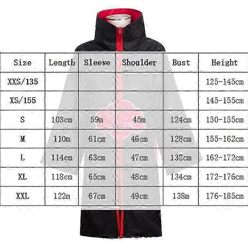 Harajuku Cosplayuchiha Itachi Cosply Costume Headband Necklace Ring ...