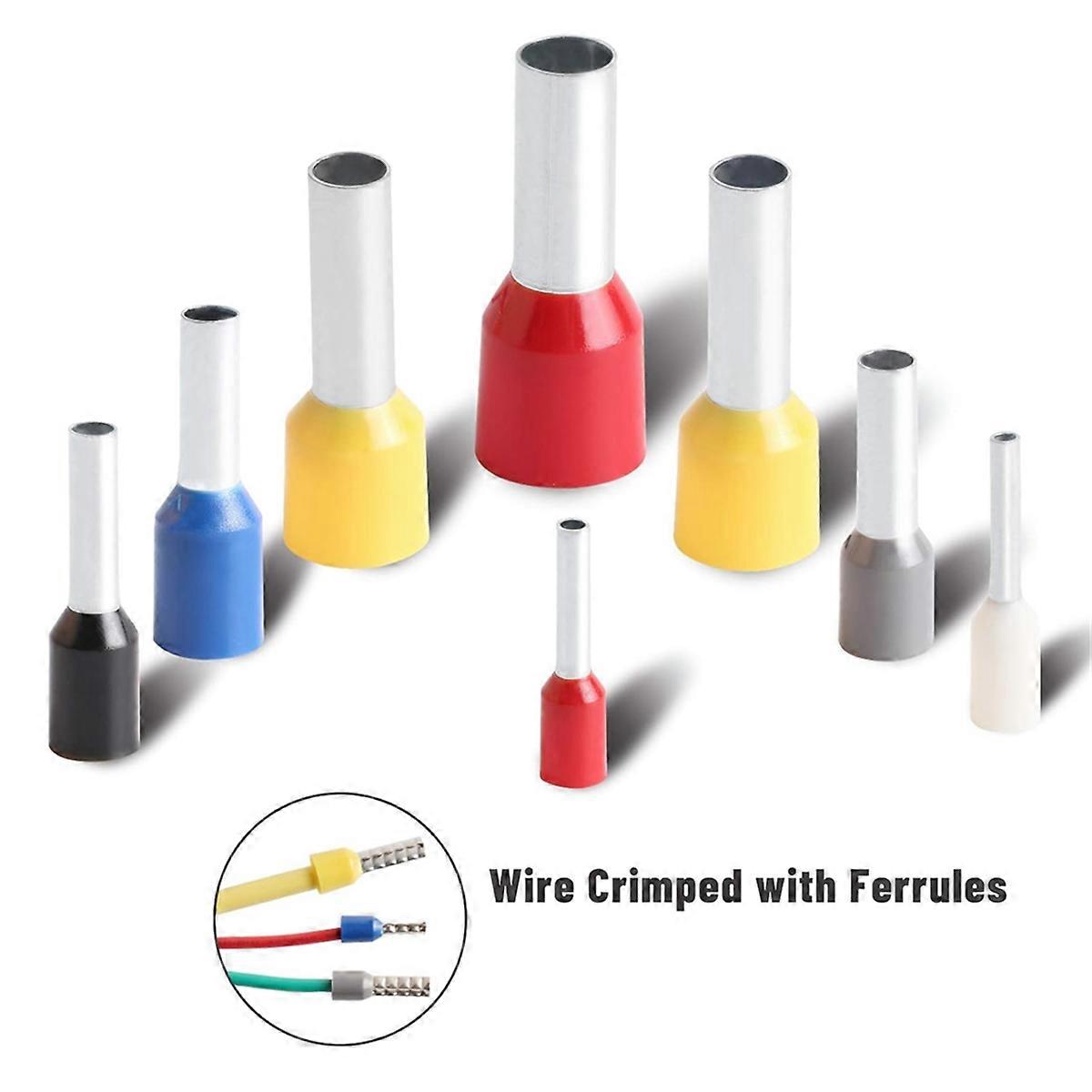 1400Pcs Wire Ferrule Connectors Kit 22-8 Gauge Premium Copper Ferrule ...