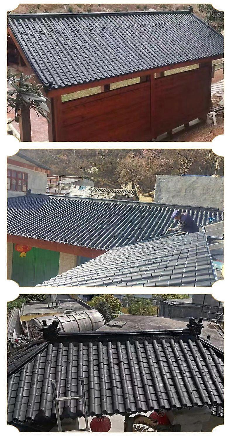 Antique Roof Tiles Plastic Chinese Style Roof Volute Building ...