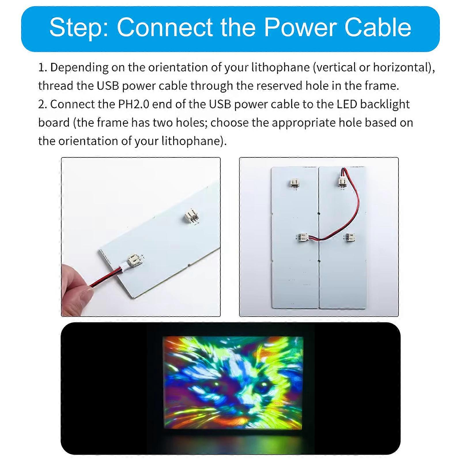 For Lab Lithophane LED Backlight Board Kit DIY Lamp Board Replacement ...