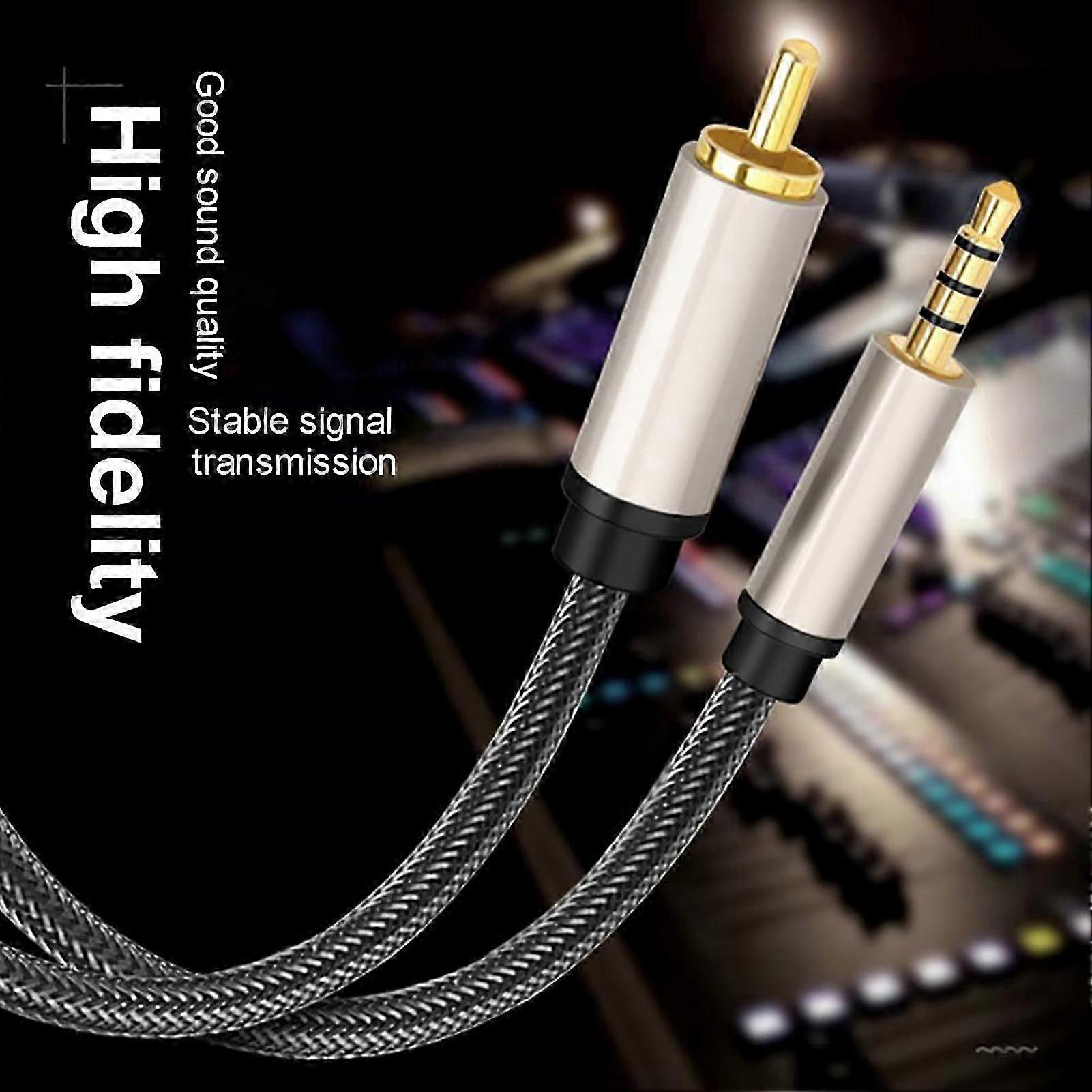 3.5mm Digital Audio Coaxial Cable HD RCA Lotus Head Conversion Cable ...