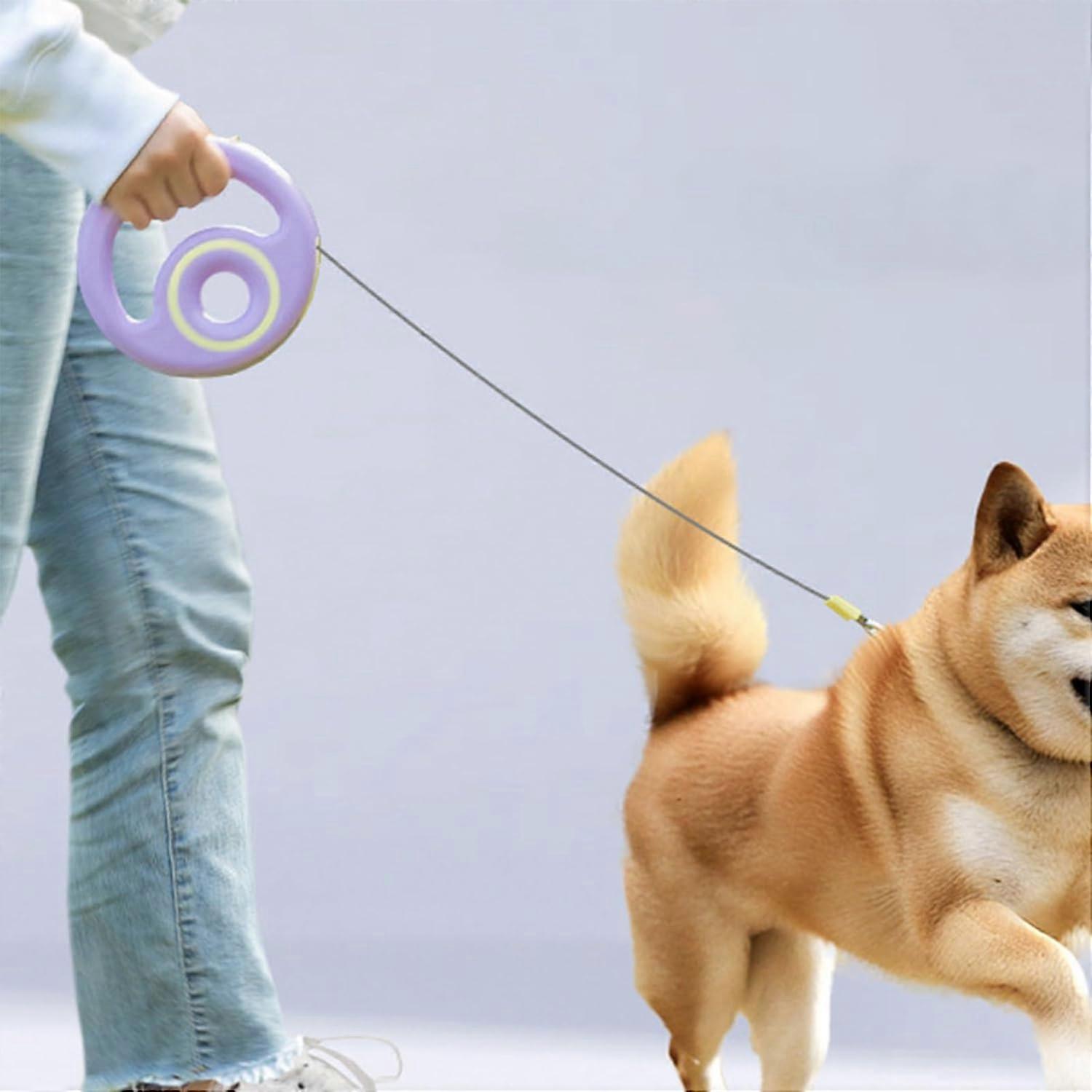 Flexible Retractable Leash for Pets Durable System for Camping Hiking ...