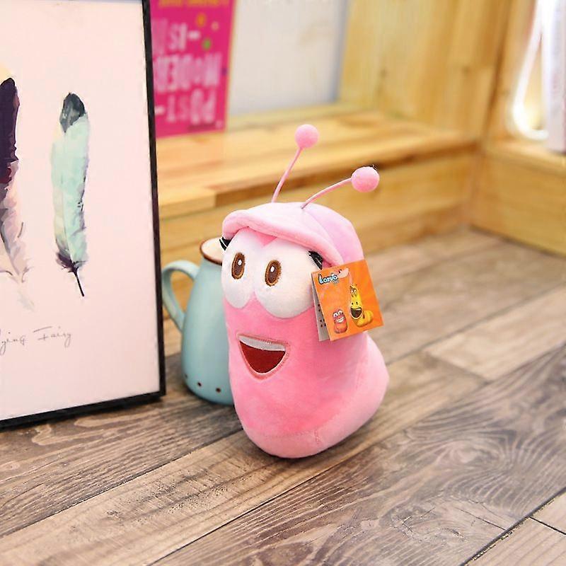 3 Pcs Larva Plush Toys - Yellow & Red Insect Cartoon Characters, 9-Inch ...