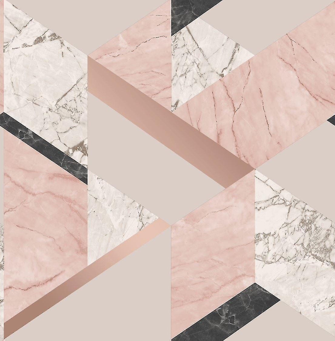 Pink Geometric Wallpaper