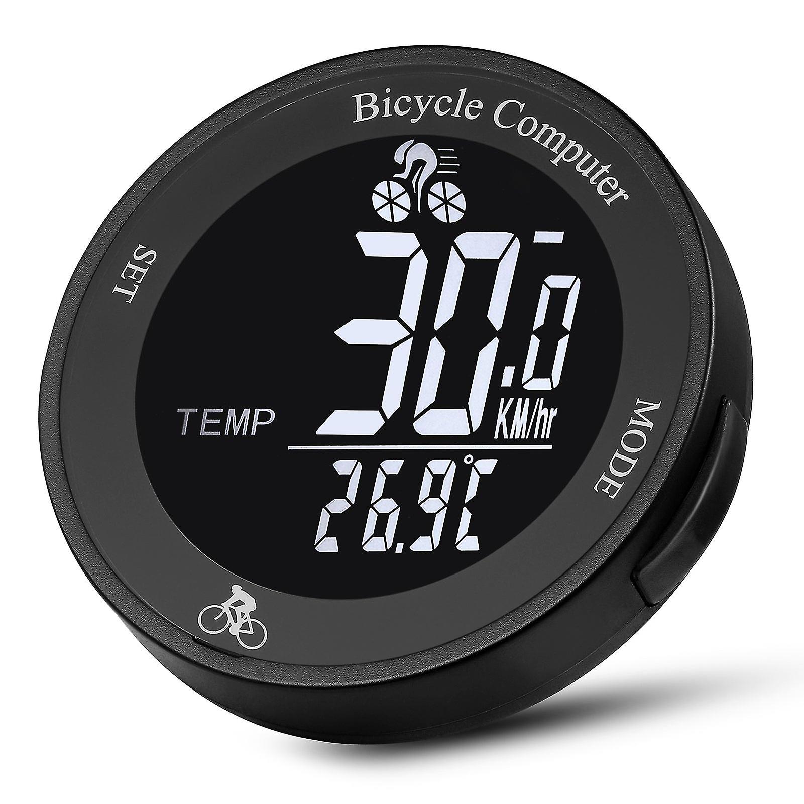 Wireless Bike Computer Waterproof Bicycle Odometer Multi Functional Lcd ...