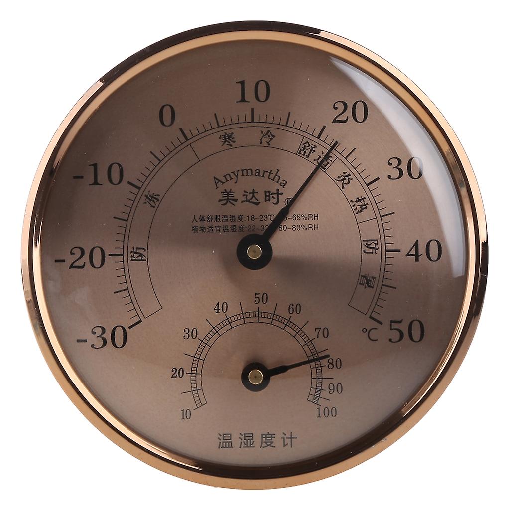 Thermometer Indoor Outdoor 5" Round Patio Large Wall Thermometer And ...