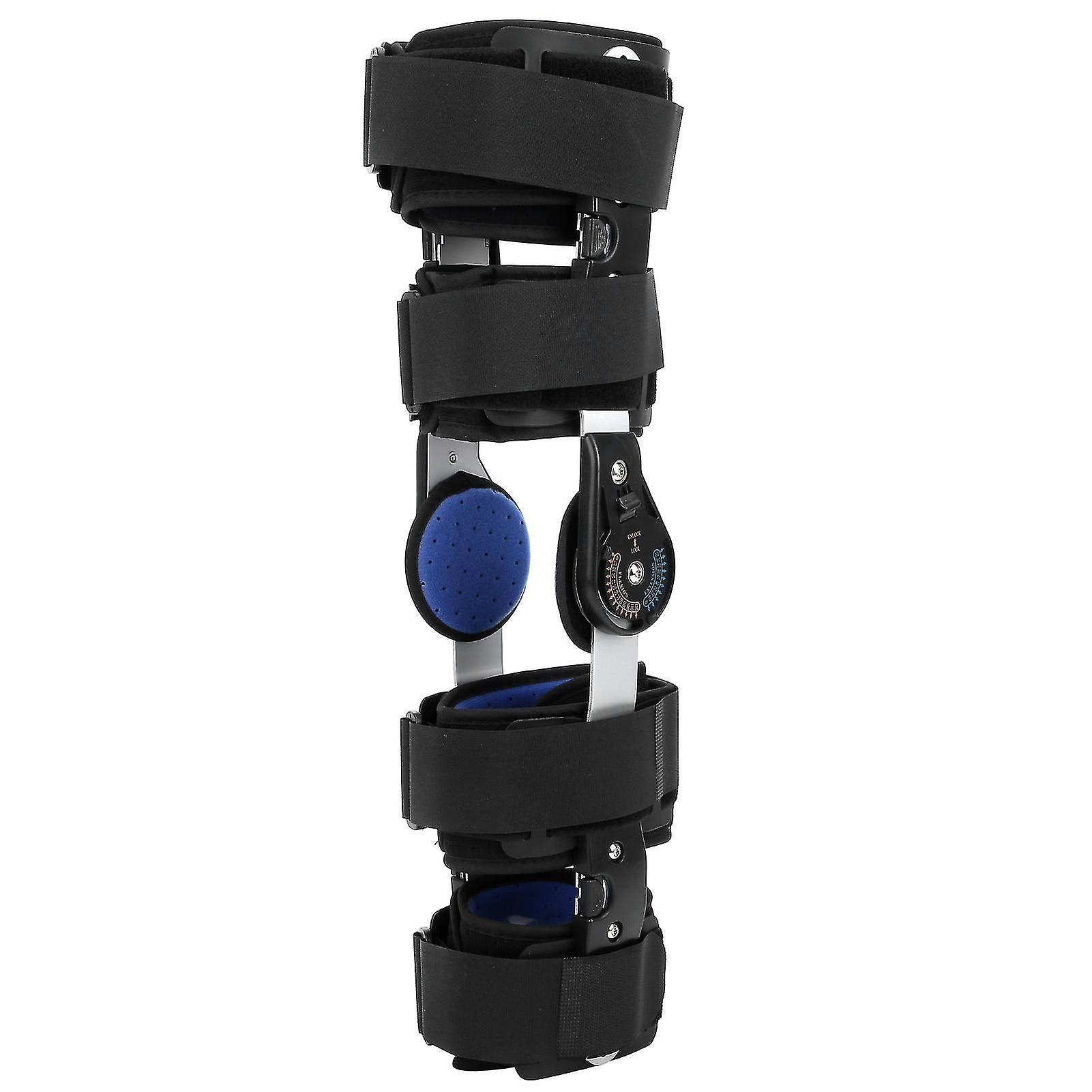 Knee joint fixation bracket orthosis adjustable leg injury splint knee ...