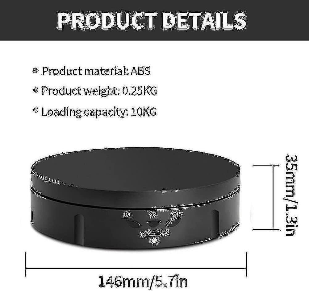 Electric Rotary Table, 146mm Intellint Electric Rotary Display Table ...